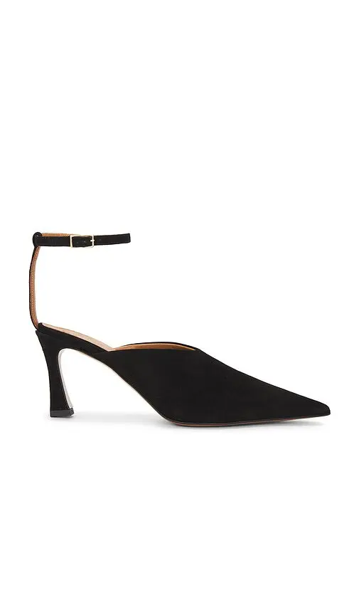 ATP ATELIER Pointed Toe Ankle Strap Heels