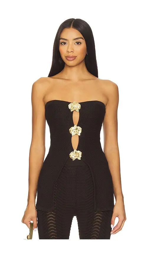 CIN CIN X Revolve Lotus Knit Top