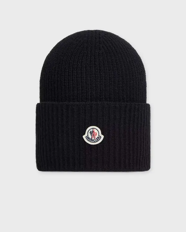 Moncler Wool Beanie - Black