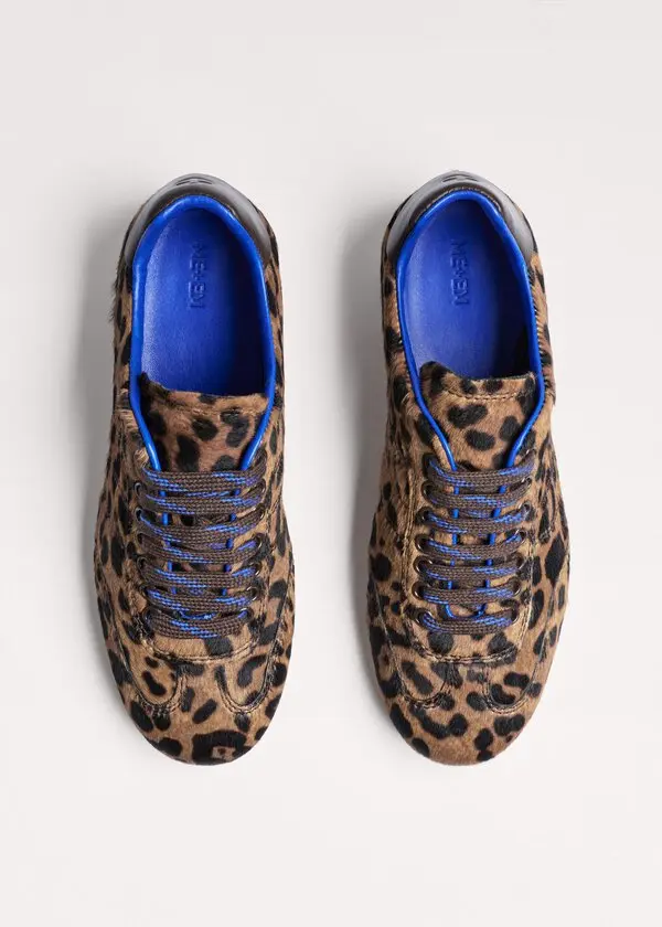 ME+EM Runner Sneakers - Leopard Print