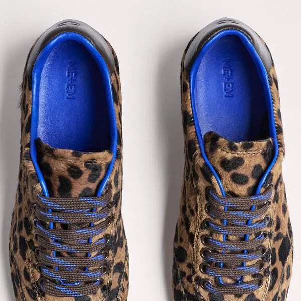 ME+EM Runner Sneakers - Leopard Print