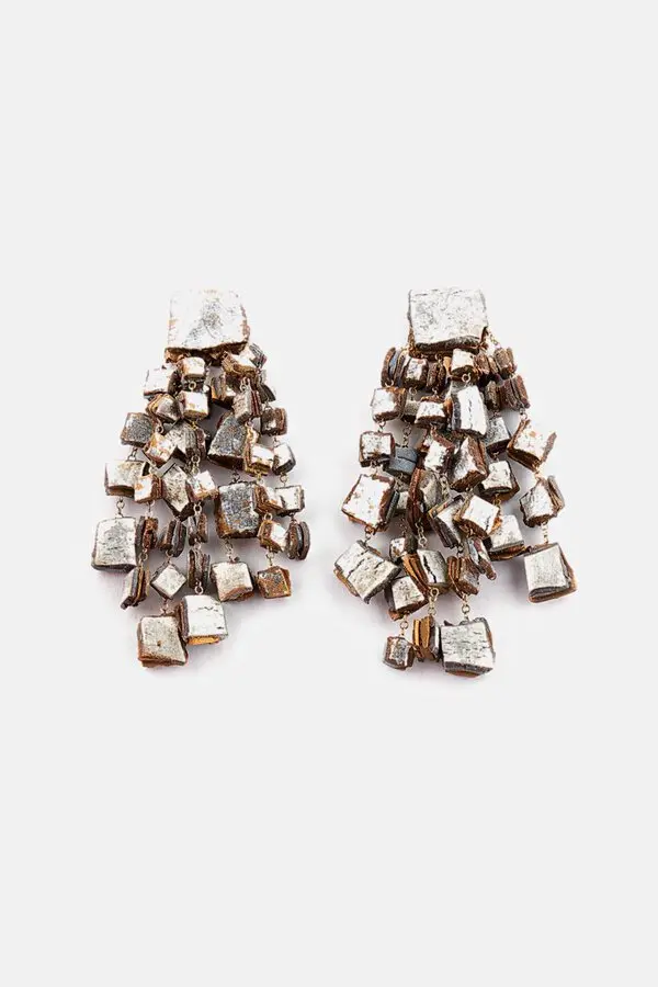GFW Long Dangle Earrings - Argento