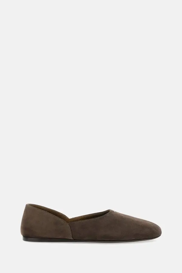 Khaite Ballerina Flat - Brown
