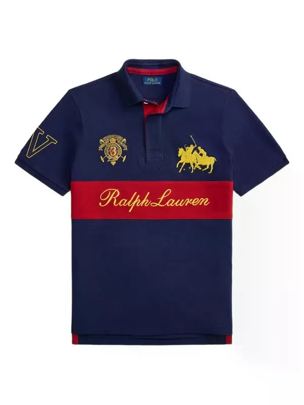Polo Ralph Lauren Crest-embroidered Polo Shirt - Blue
