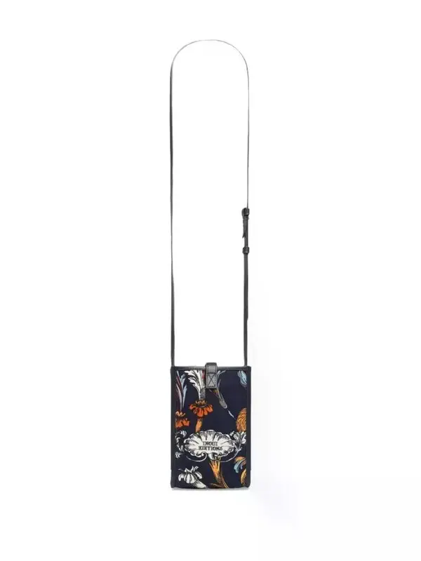 INOUI EDITIONS Floral-print Cross Body Bag - Blue