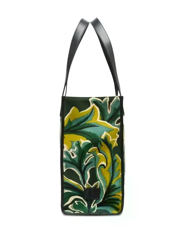 INOUI EDITIONS Leaf-print Tote Bag