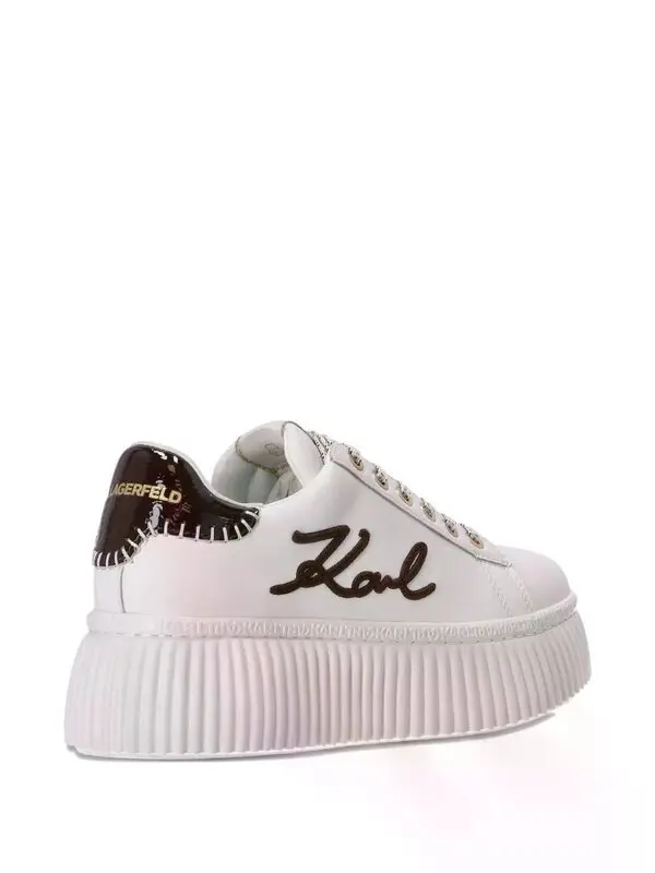 Karl Lagerfeld Logo Platform Sneakers