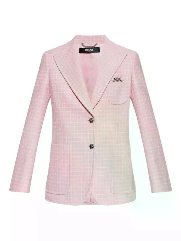 Versace Check-patterned Blazer