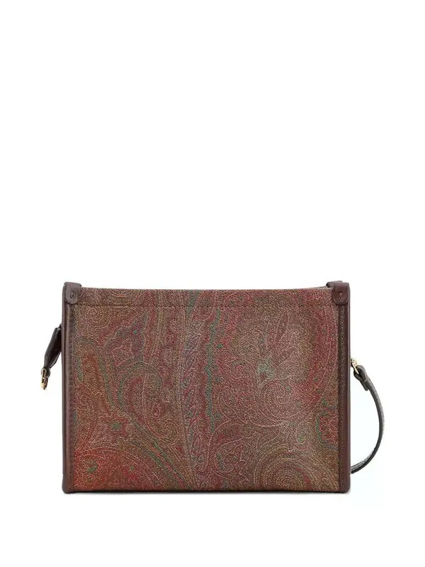 Etro Arnica Pouch With Pegaso Detail - Red