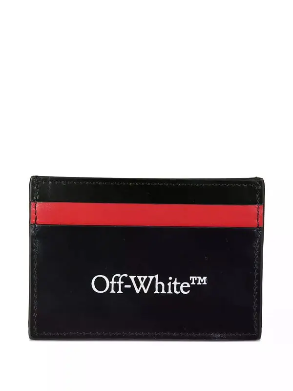 Off-White Arrow-detail Leather Cardholder