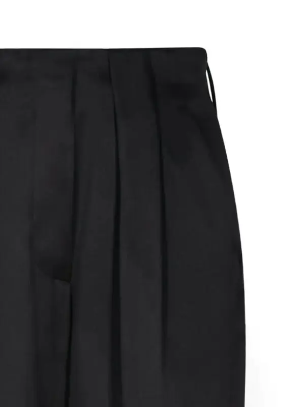 Giorgio Armani Pleated Trousers - Black