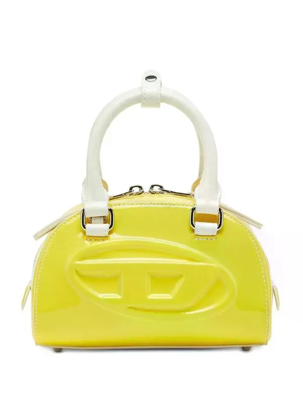 DIESEL® 1dr Dome Crossbody Bag With Embossed Logo - Yellow