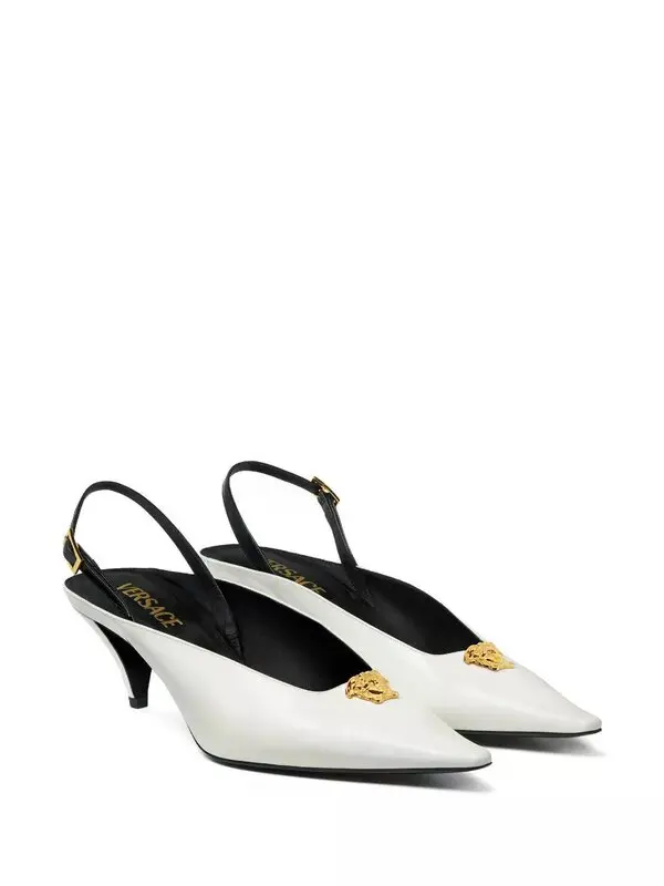Versace 55mm Medusa Leather Pumps