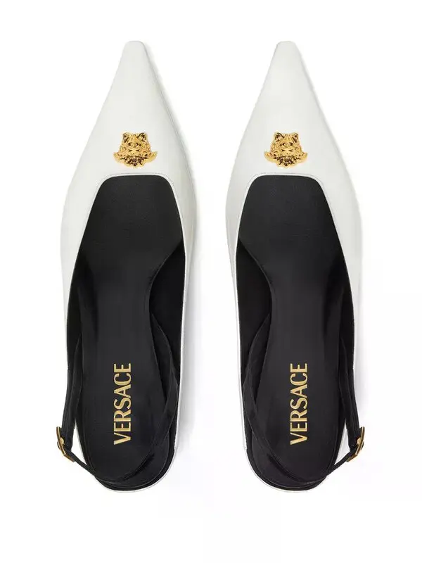 Versace 55mm Medusa Leather Pumps