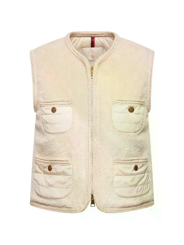 Moncler Mimosas Gilet - Neutrals
