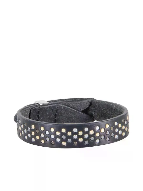 ORTIGNI Studded Nubuck Bracelet
