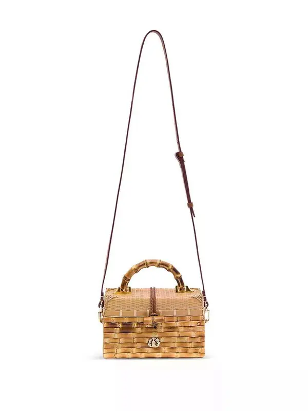 ISLA Eleonora Rattan Shoulder Bag
