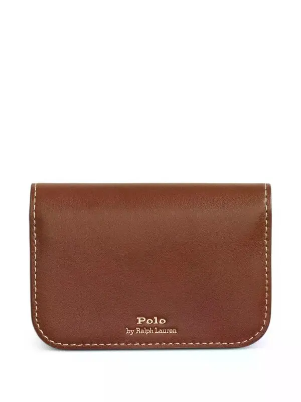 Polo Ralph Lauren Fold-over Leather Wallet - Brown