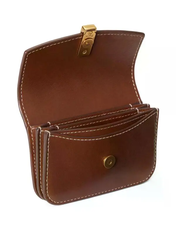 Polo Ralph Lauren Fold-over Leather Wallet - Brown