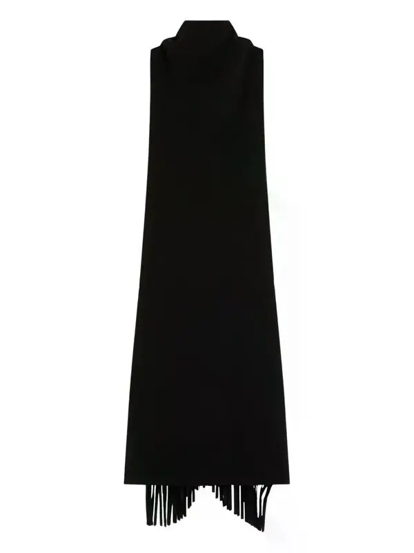 Max Mara Fringed Maxi Dress