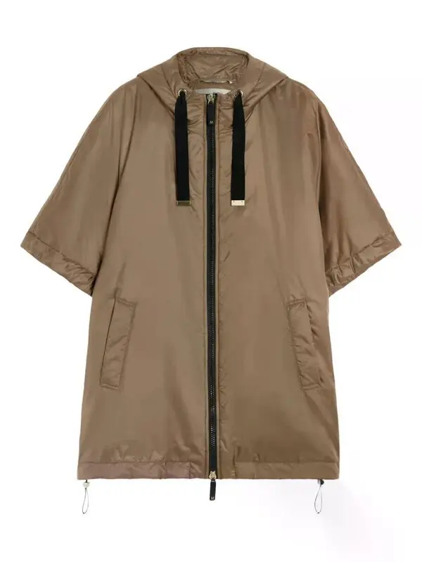 Max Mara Hooded Zip-front Jacket