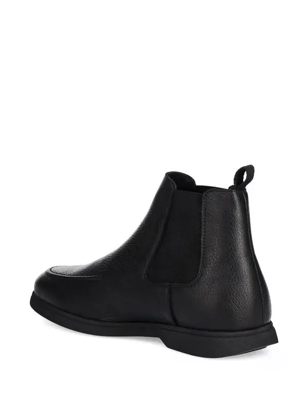 BOSS Panelled Pull-tab Boots