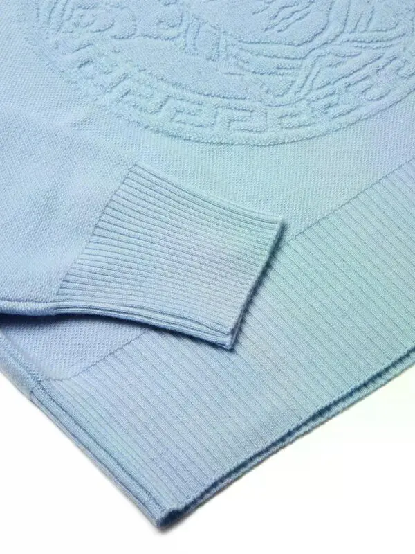 Versace Medusa-motif Sweater - Blue