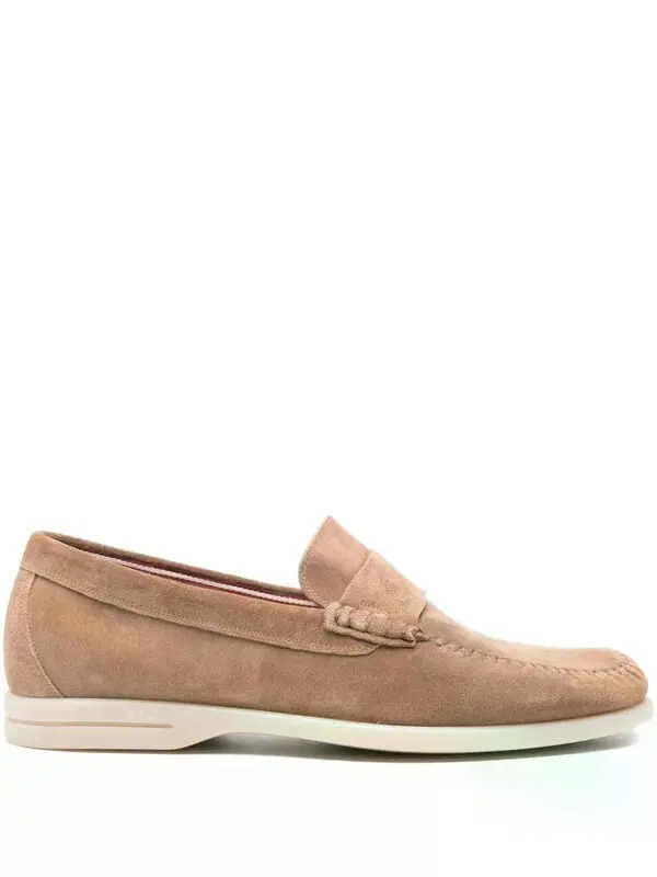 Bally Suede Slip-on Loafers
