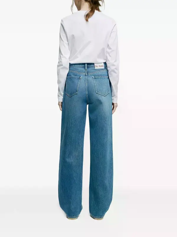 HEY JOANIE Arc Pocket Wide Leg Jeans