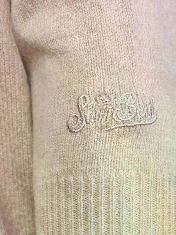 MC2 SAINT BARTH Logo-embroidered Regent Sweater - Neutrals