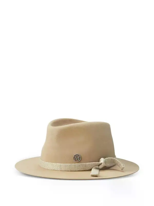 MAISON MICHEL André Fedora Hat - Neutrals