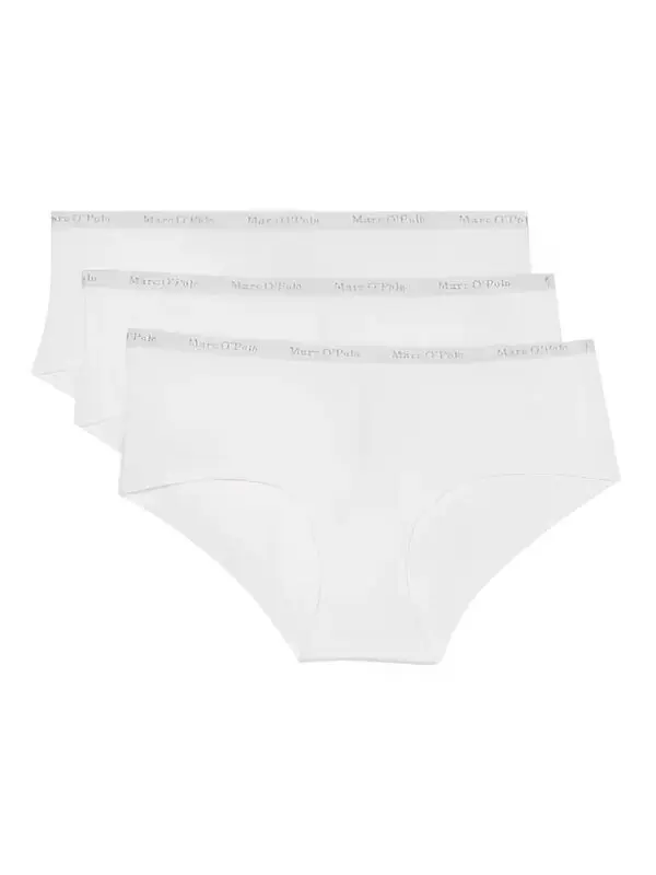 Marc O'polo Logo-band Briefs - White