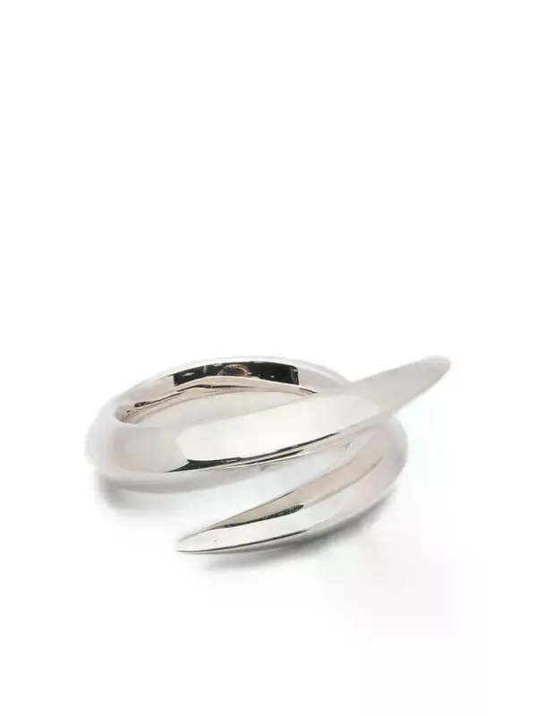 SHAUN LEANE Deco Crossover Ring - Silver