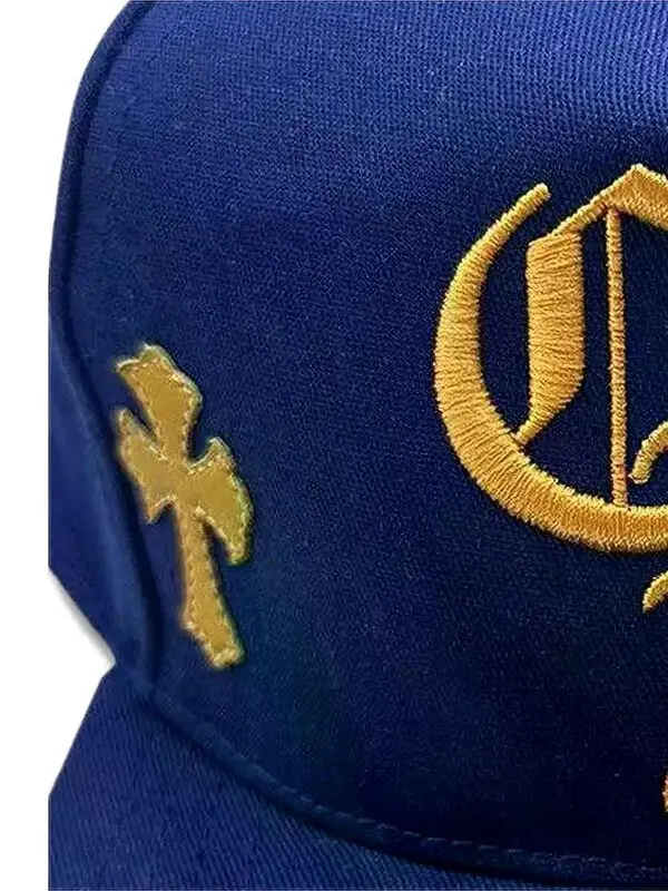 Chrome Hearts Cross Patch Baseball Cap - Blue | Editorialist