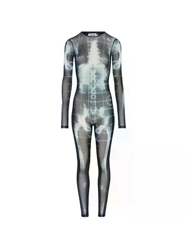JEAN PAUL GAULTIER Printed Jumpsuit - Black