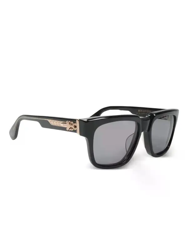 Chrome Hearts Box-officer Sunglasses - Black