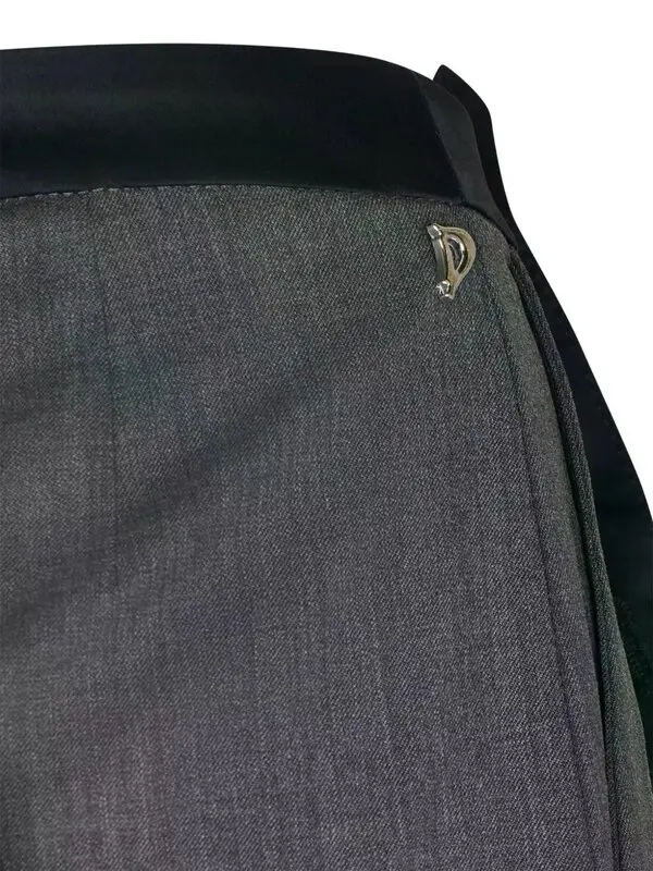 DONDUP Tecla Suspenders Trousers - Grey