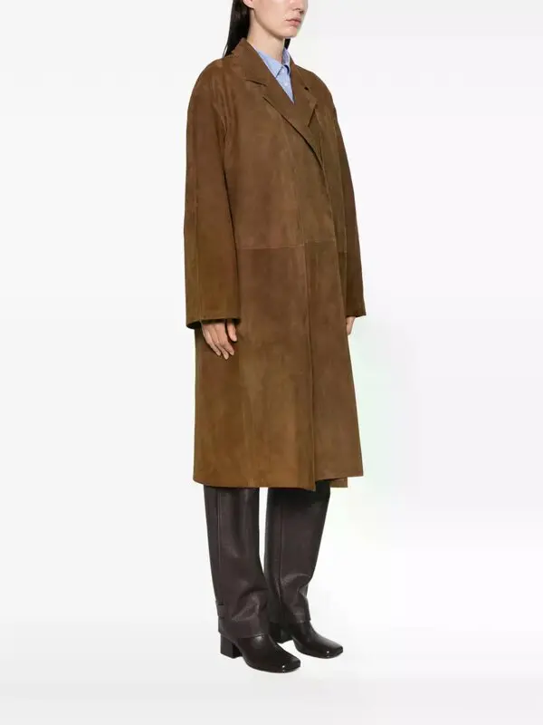 THE ROW Serenis Panelled-split Coat - Brown