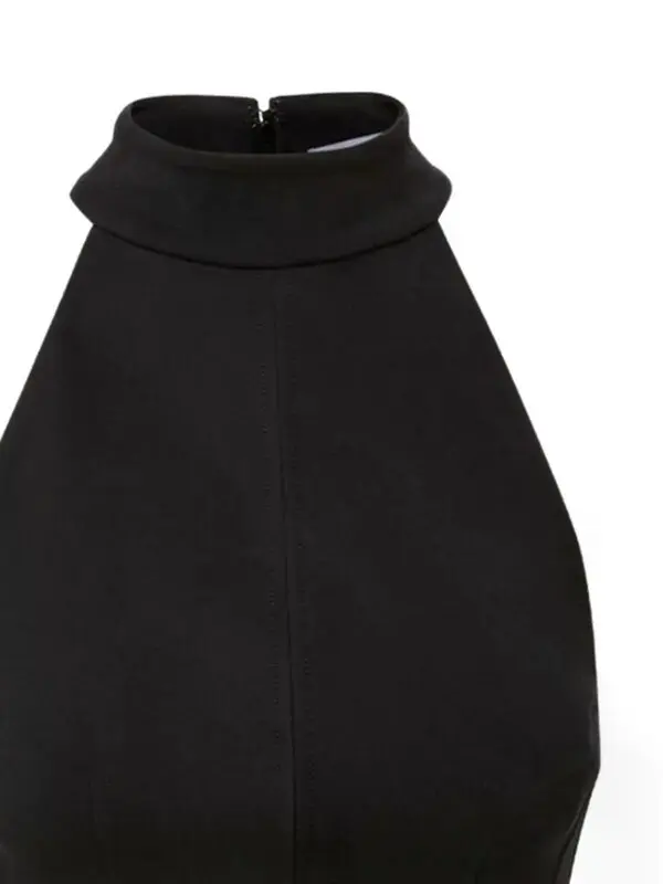 Veronica Beard Johanne Halterneck Top - Black