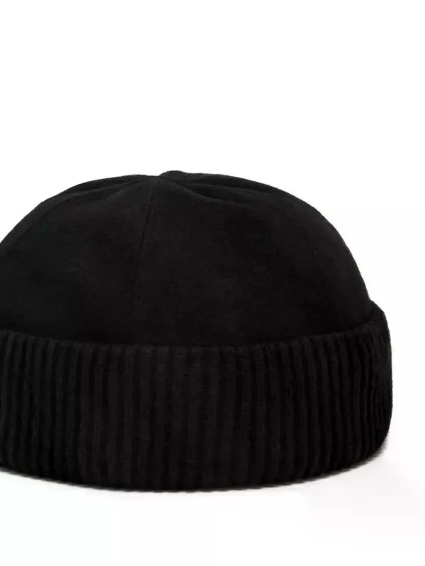 Giorgio Armani Ribbed-trim Beanie