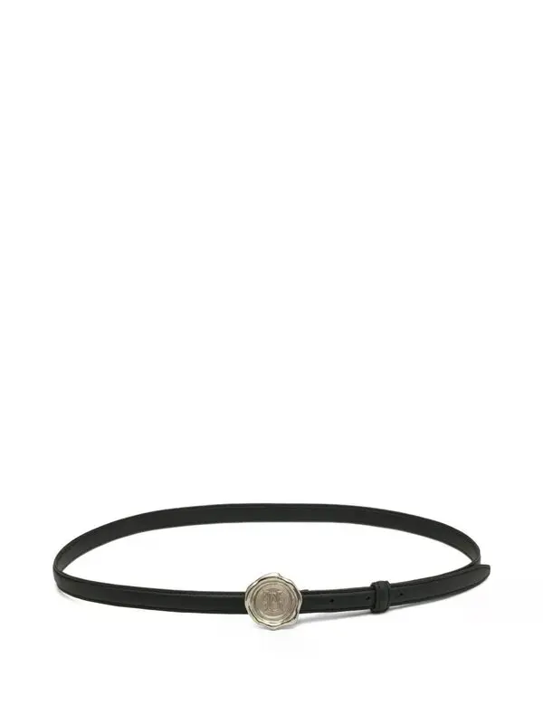 JEAN PAUL GAULTIER Wax Seal Belt - Black