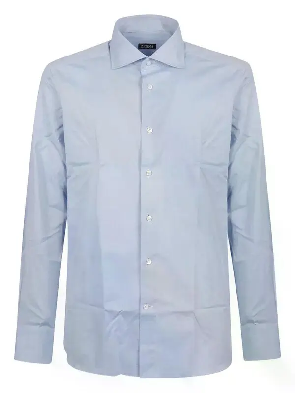 Zegna Point-collar Cotton Shirt