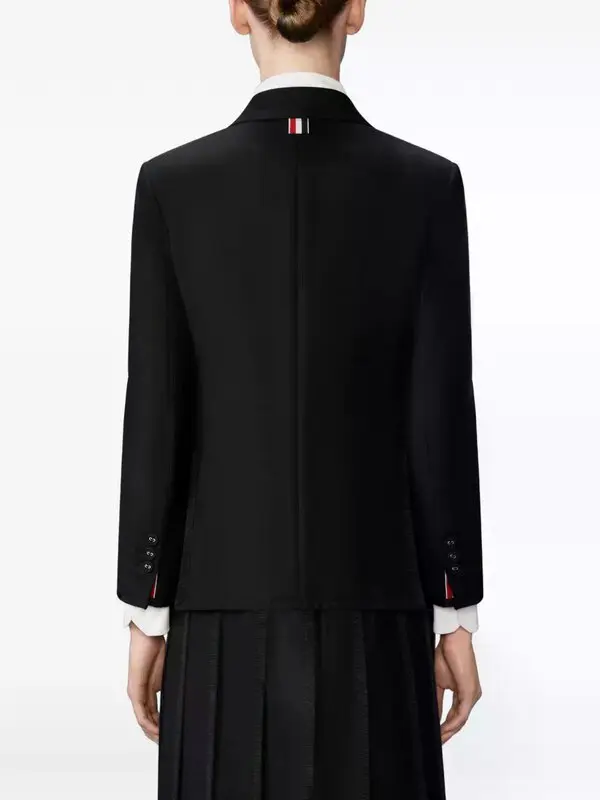 Thom Browne Grosgrain Twill Jacket - Black