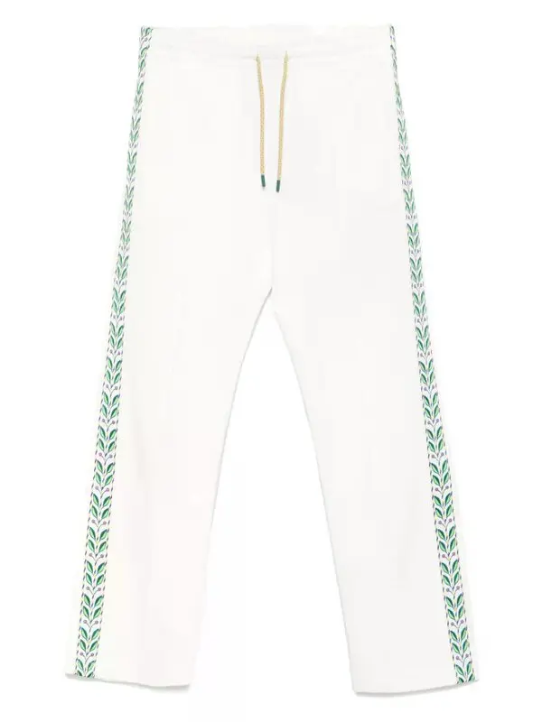 Casablanca Laurel Tape Track Pants - White