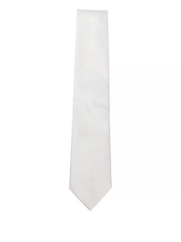 ERRICO FORMICOLA Textured Silk Tie - Grey