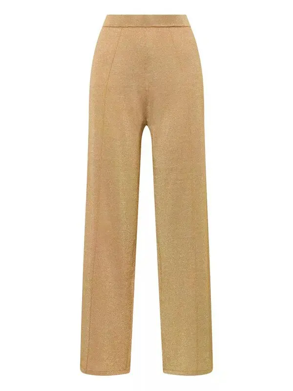 Malìparmi Seam Detail Trousers - Gold