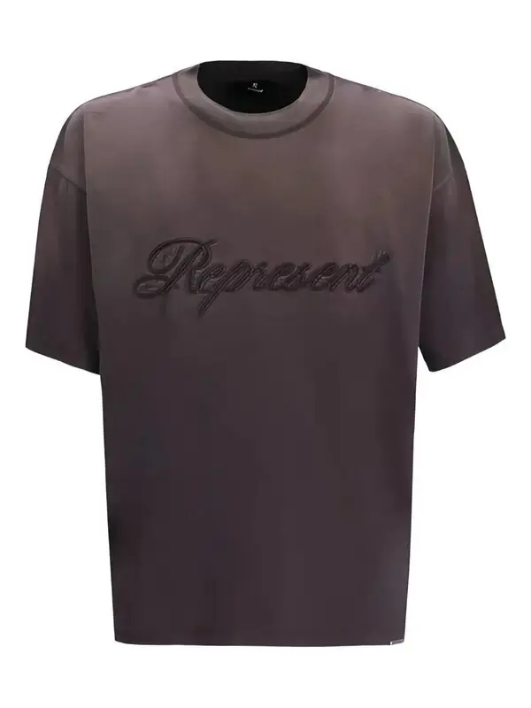 REPRESENT Crew-neck Logo T-shirt