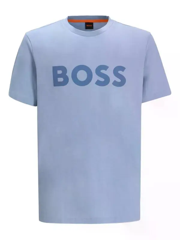 BOSS Logo-print T-shirt - Blue