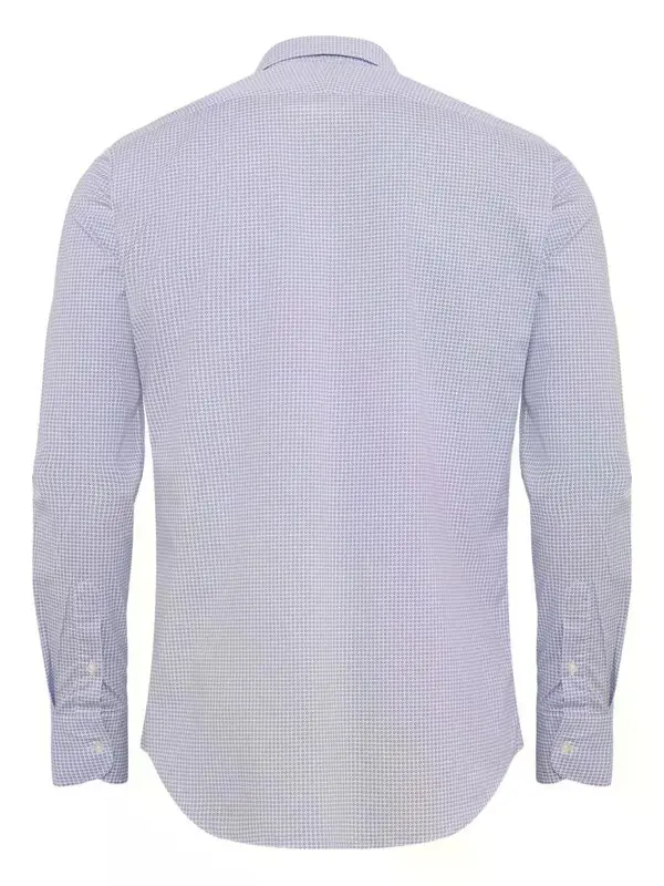 LOJA DAS MEIAS Floral-pattern Shirt - Blue