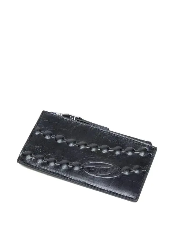 DIESEL® Embossed Zip Card Case